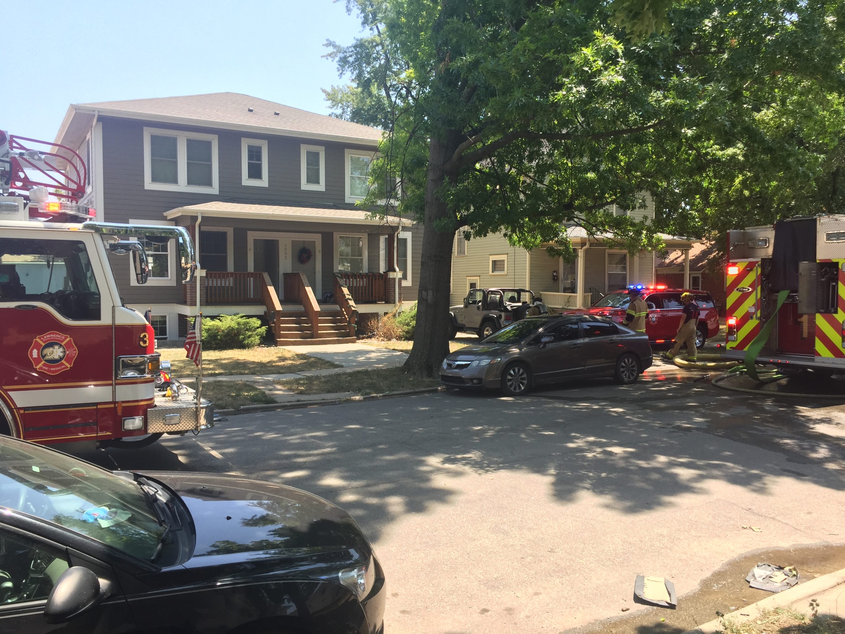 Firefighters battle 3 fires Friday afternoon in Lawrence | News, Sports ...